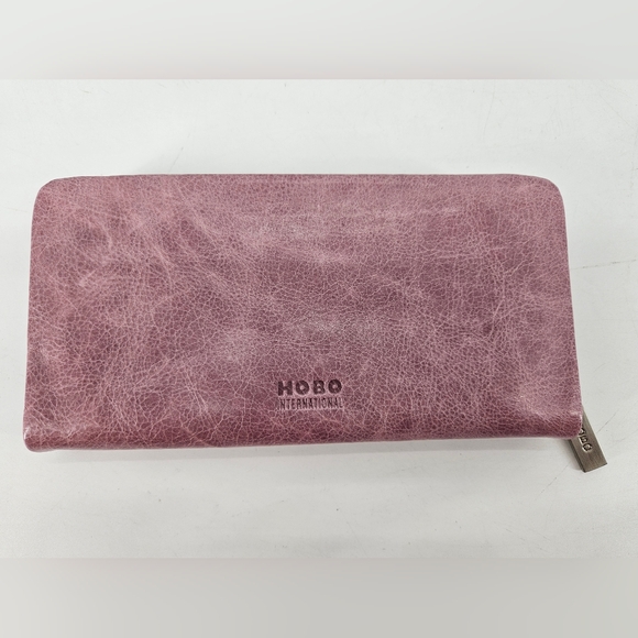 HOBO | Bags | Hobo International Pink Lilac Accordion Leather Zip ...